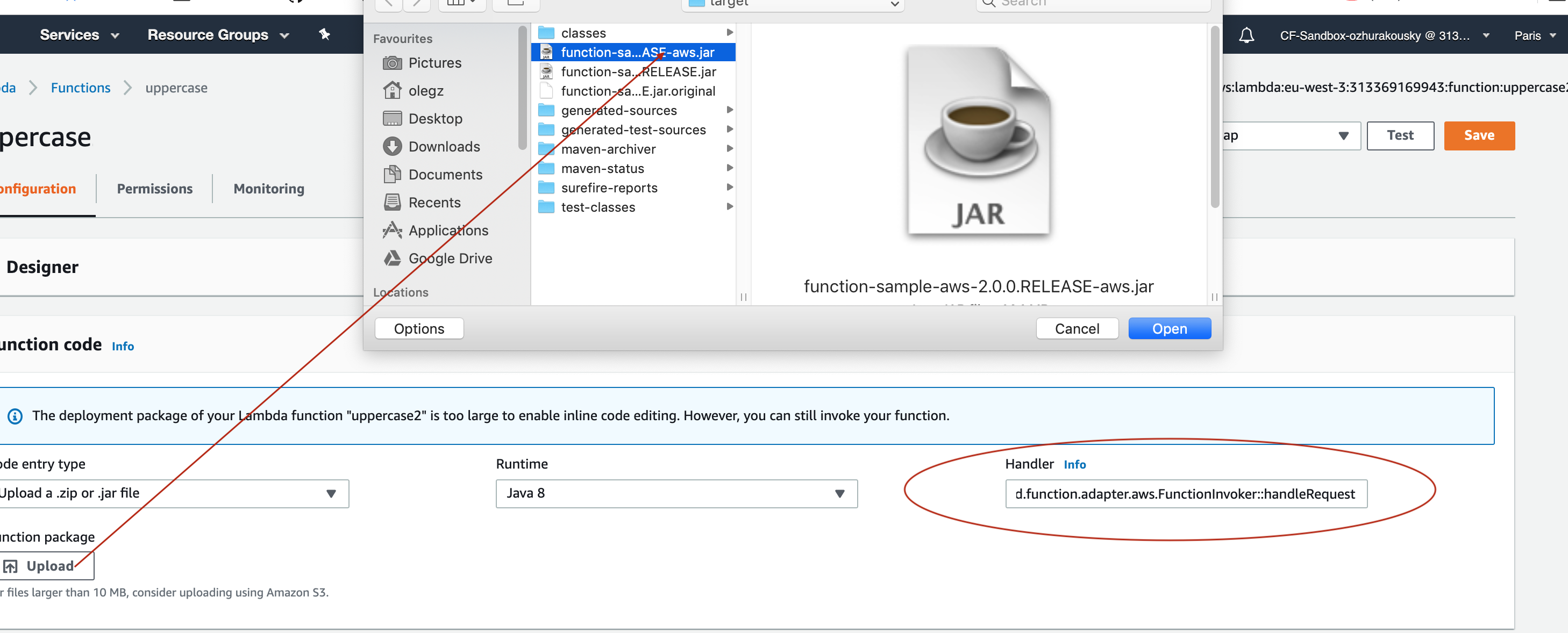 Aws Lambda Spring Cloud Function リファレンス